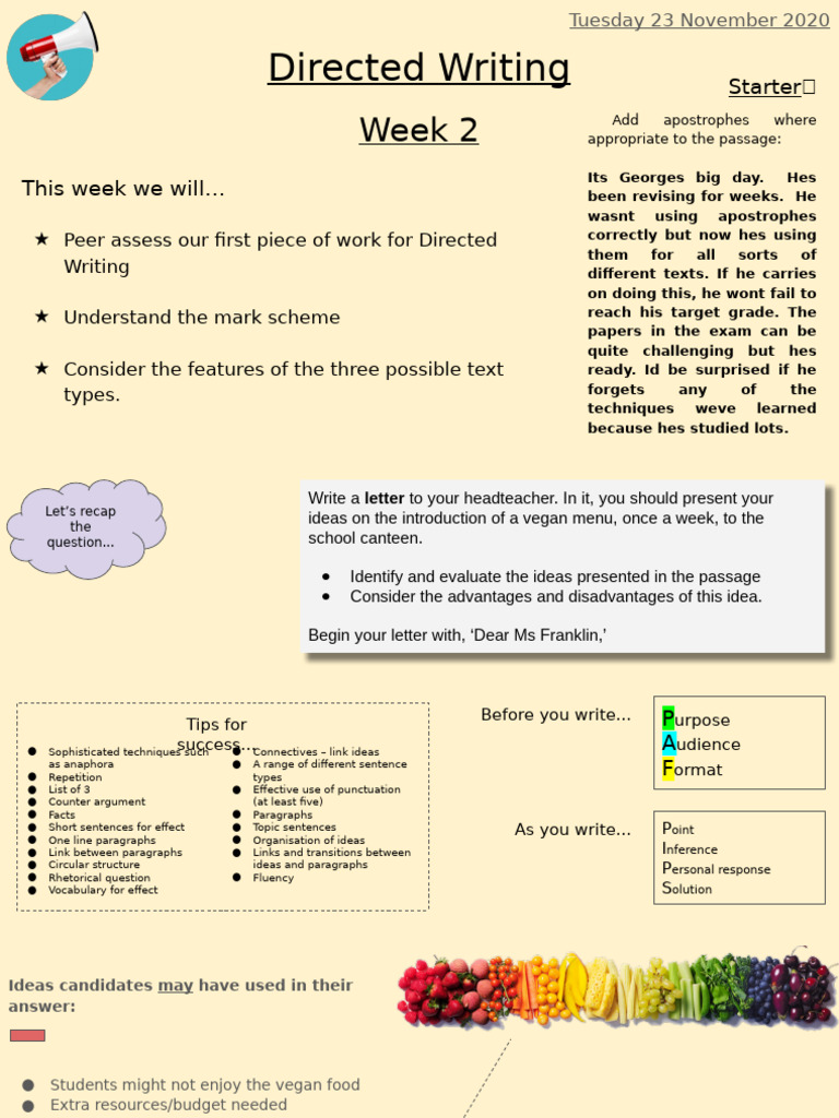 Directed Writing 2 | PDF | Rhetoric | Paragraph