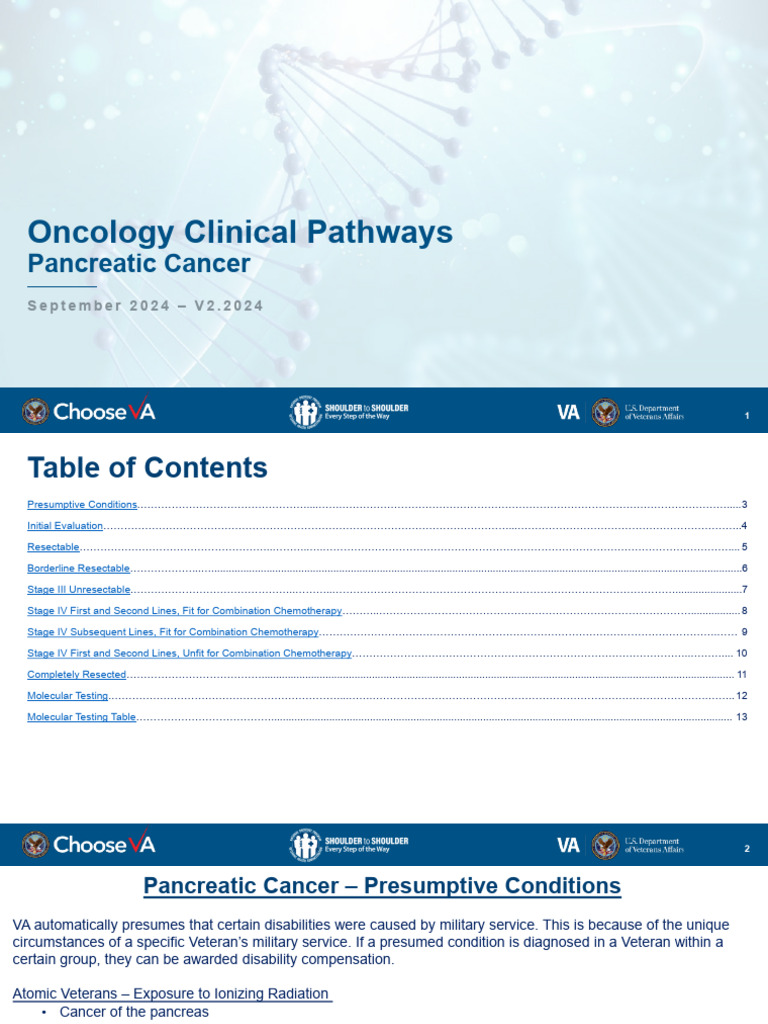 pancreatic-cancer-clinical-pathways-v2-2024 | PDF | Biopsy | Chemotherapy