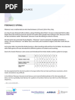 Fibonacci Spiral Worksheet | PDF