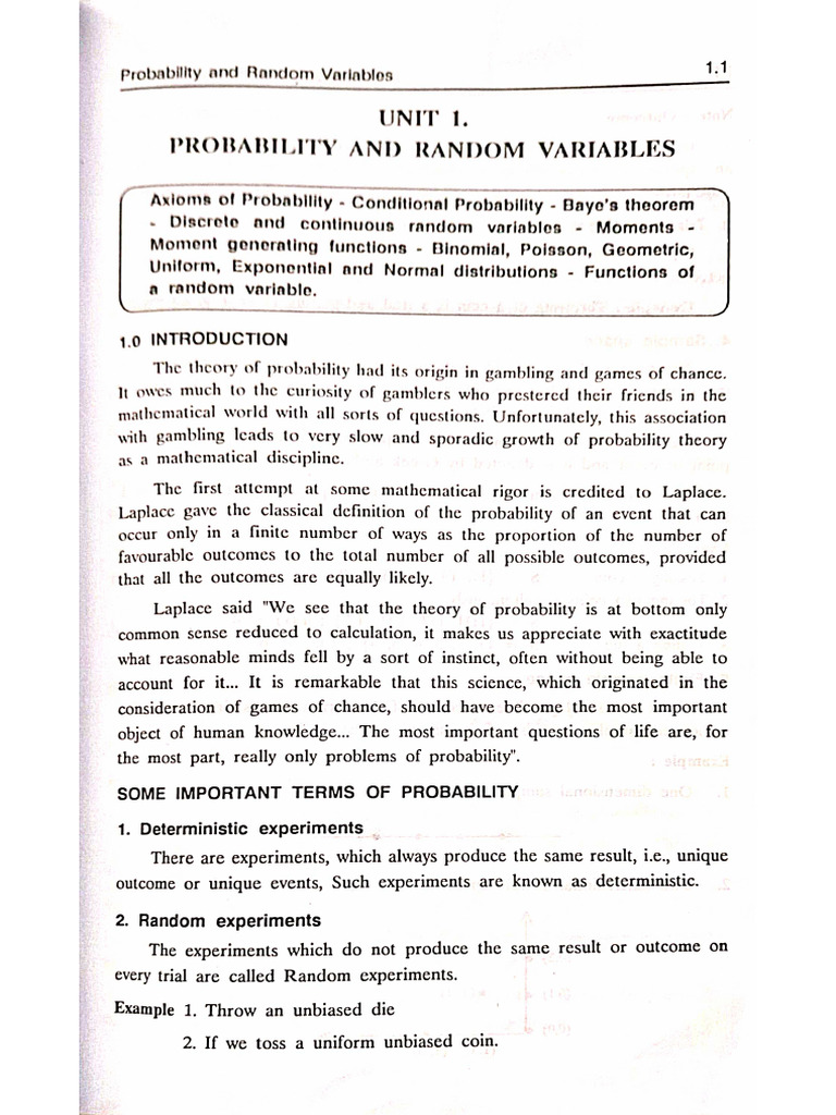 Probability and Statistics | PDF