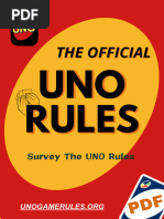 Official Uno Rules PDF New Design White | PDF | Gaming | Consumer Goods