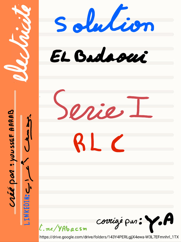 série de RlC forcées YAbacsm | PDF