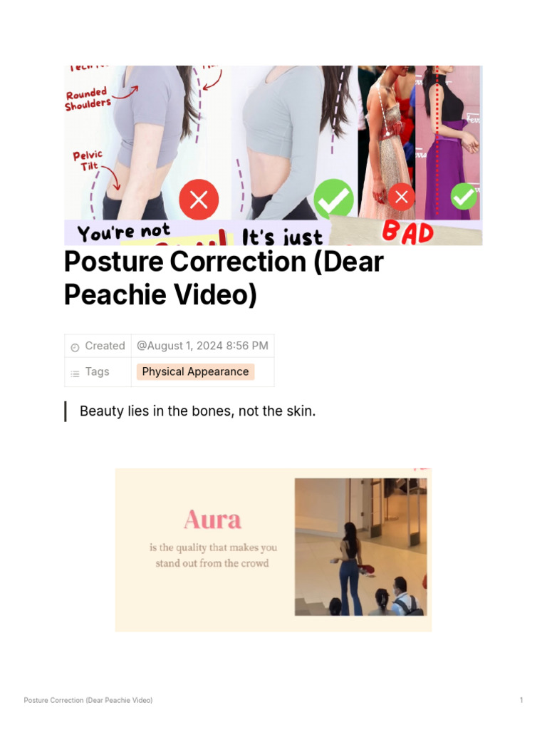 Posture | PDF