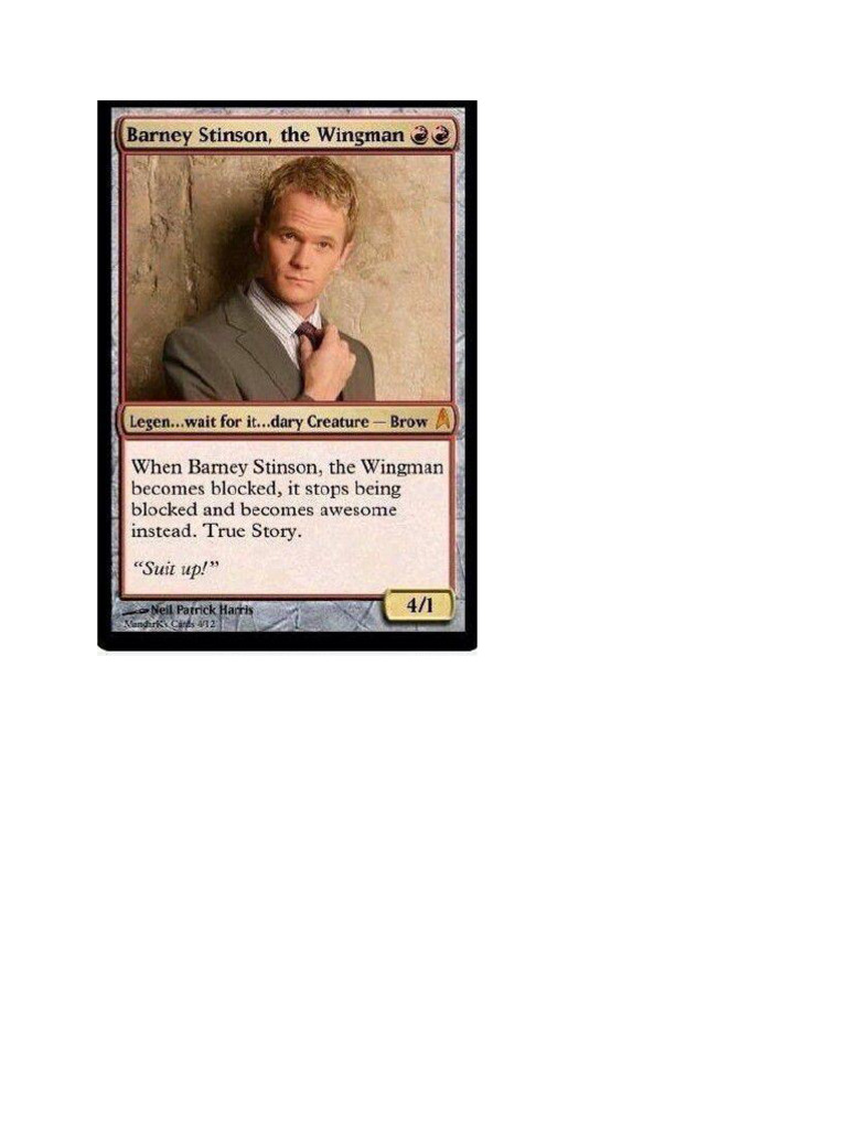 The Card of The Wingman 1 | PDF