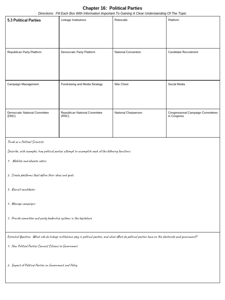 5.3 AMSCO AP Government Reading Guide-1 | PDF