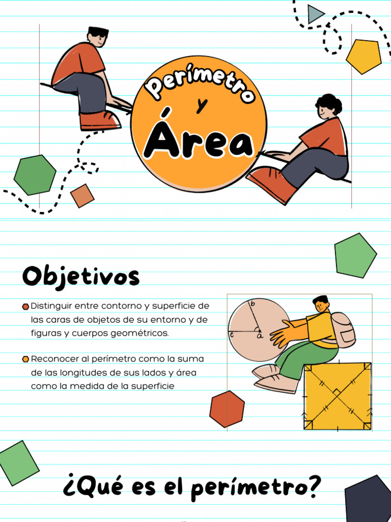 Perímetro y Área: Conceptos y Cálculos | PDF | Geometría euclidiana ...