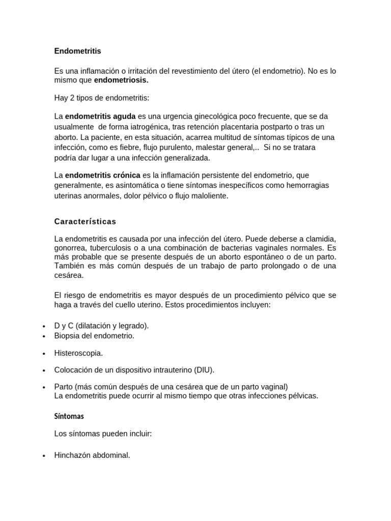 Endometritis. 3 | PDF