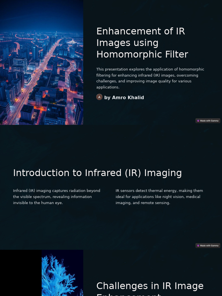 Enhancement of IR Images Using Homomorphic Filter | PDF | Infrared ...