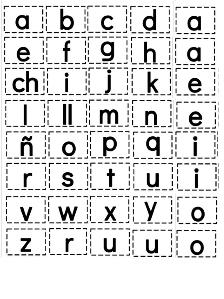 Abecedario Recortable | PDF