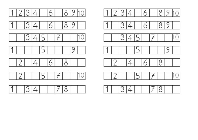 Frise Numérique À Compléter 9 Décembre | PDF