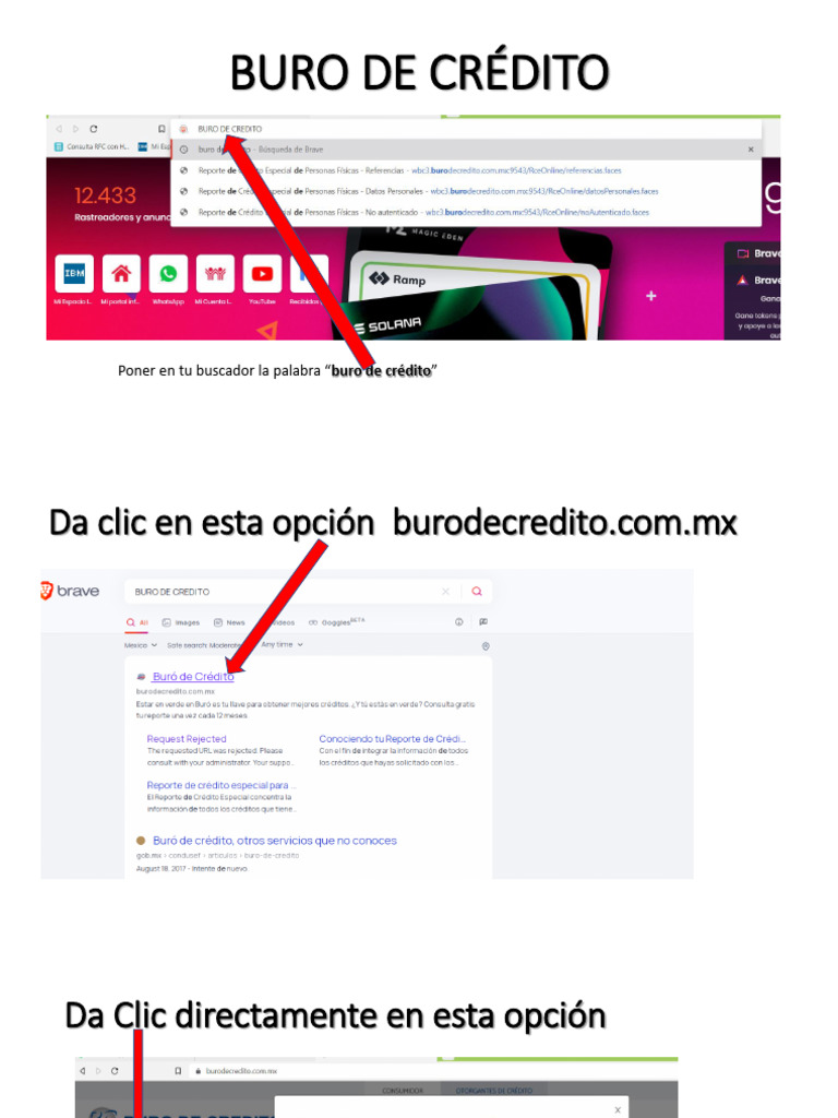 Buro de Crédito | PDF