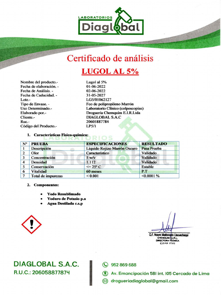 LUGOL AL 5% | PDF