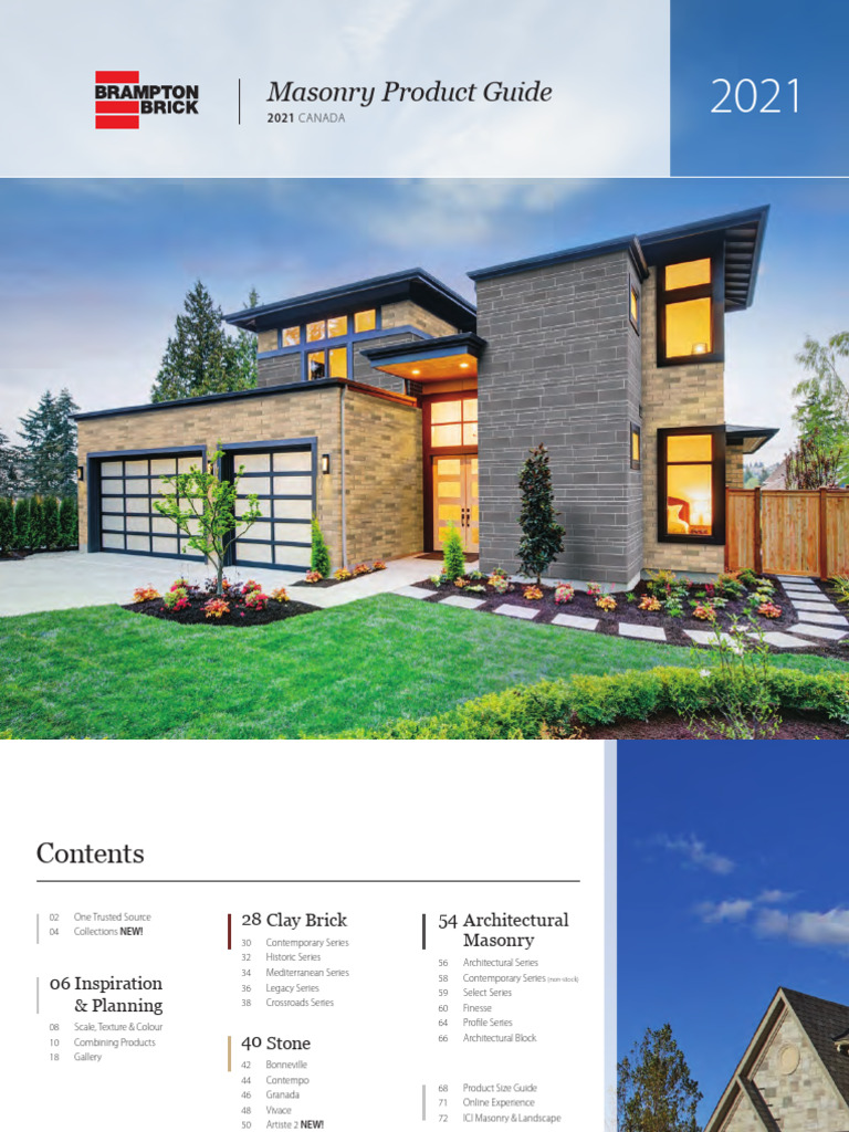 Masonry Product Guide 2021 CND Eng 1 | PDF | Brick | Masonry
