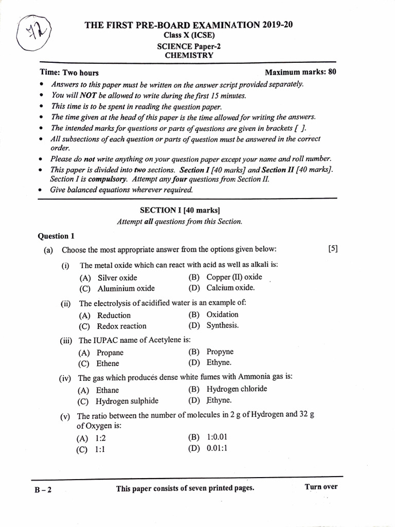 Preboard Papers | PDF