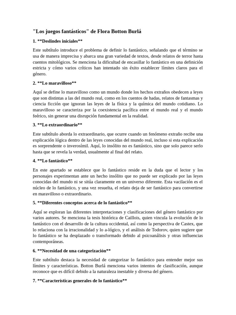 Análisis del género fantástico en literatura | PDF | Fantasía | Cuentos ...