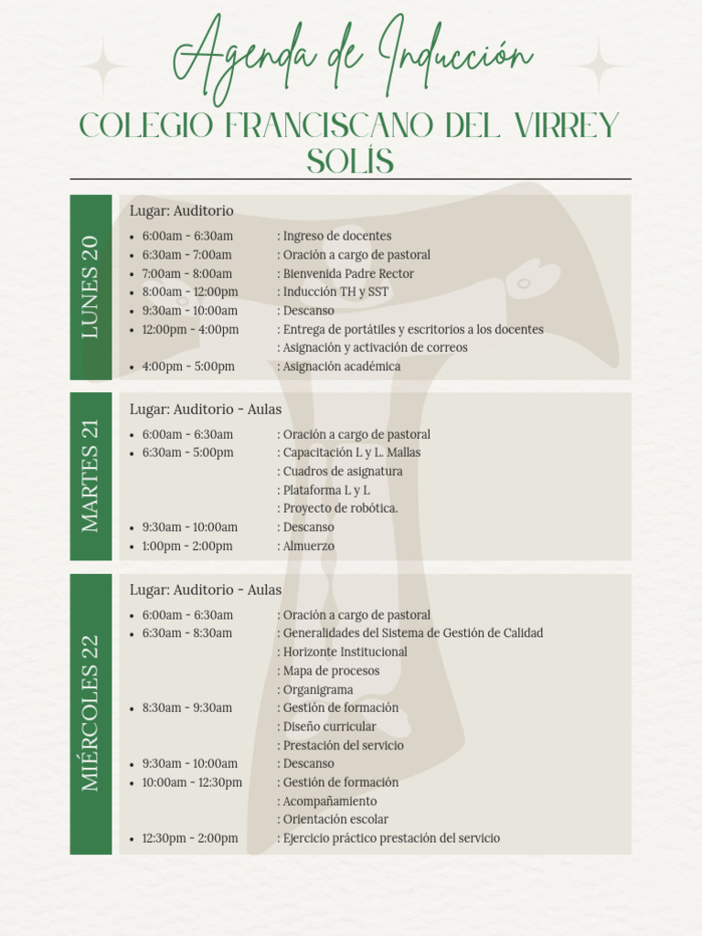 INDUCCION DOCENTE 2025 | PDF