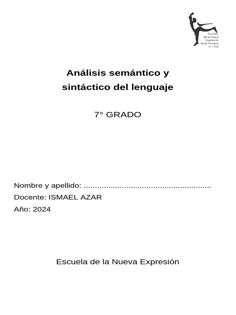 Análisis de Sustantivos y Adjetivos | PDF | Objeto (gramática) | Asunto ...
