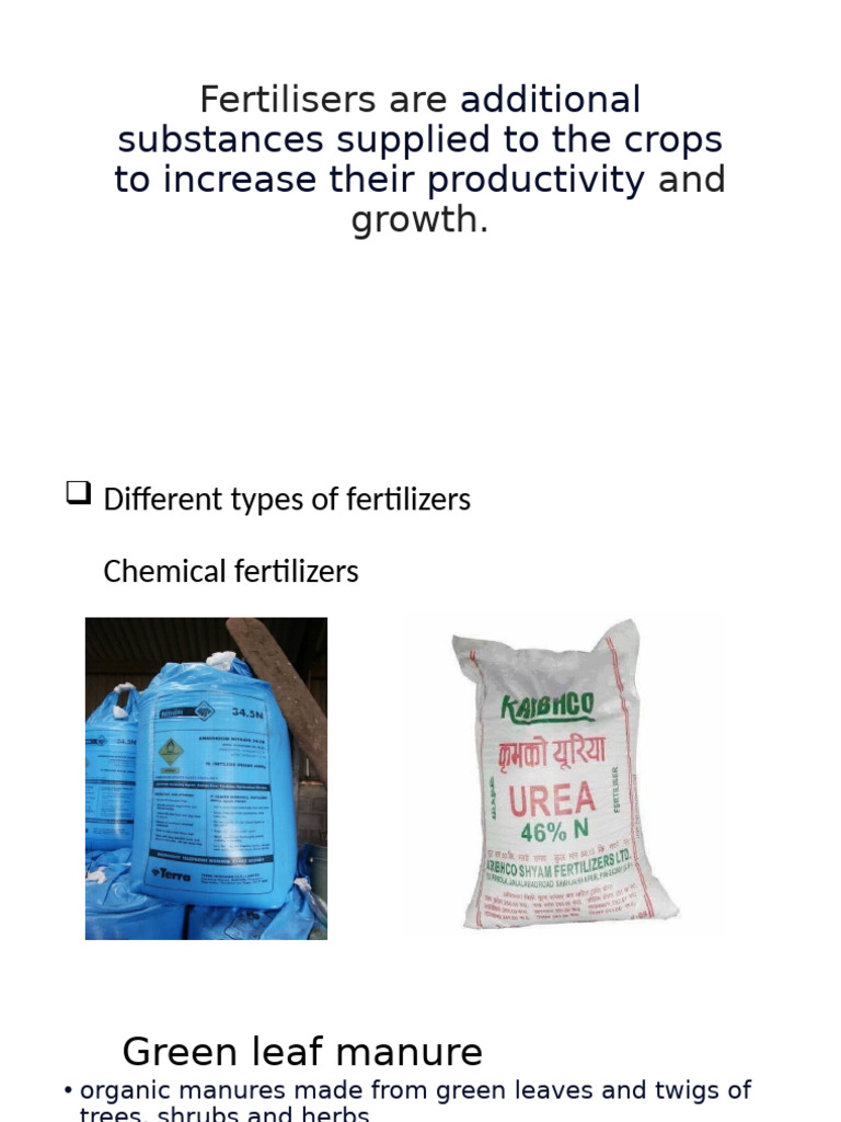 Microbial Fertilizers | PDF