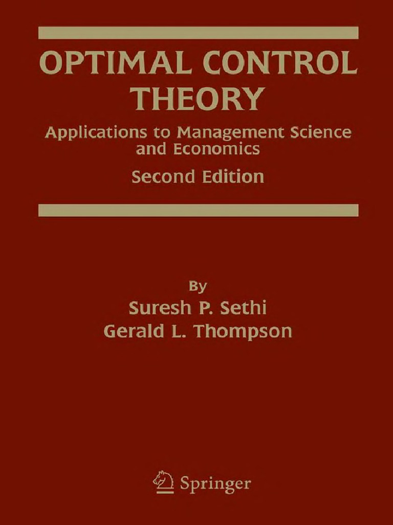 Control Optimo Sethi | PDF