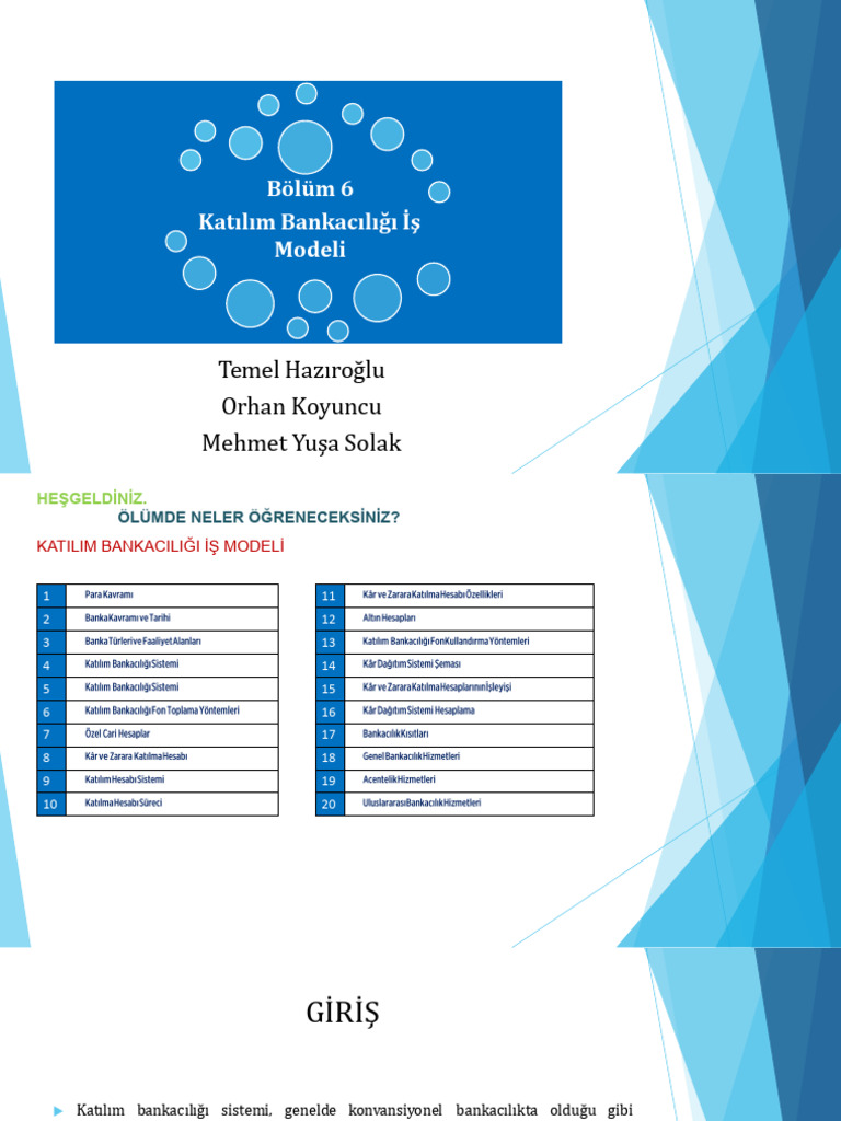 6_Bolum-KatilimBankaciligi-Is-Modeli | PDF