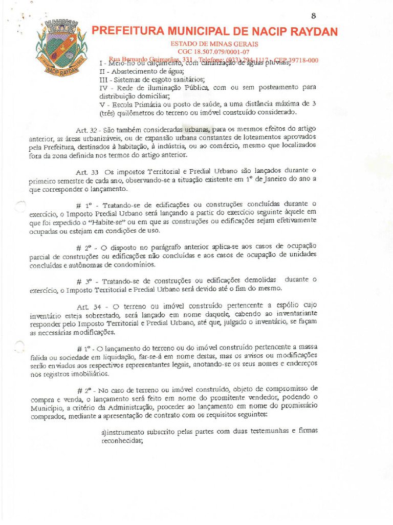 Tributo e FG 2 | PDF