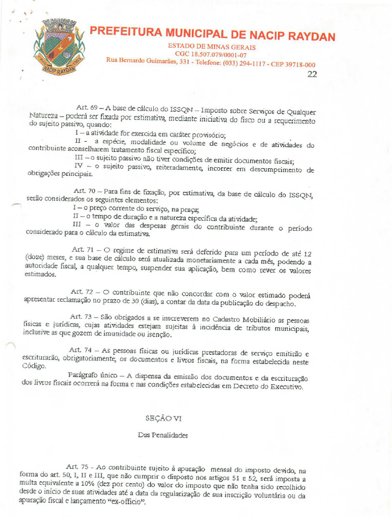 Tributo e FG 4 | PDF