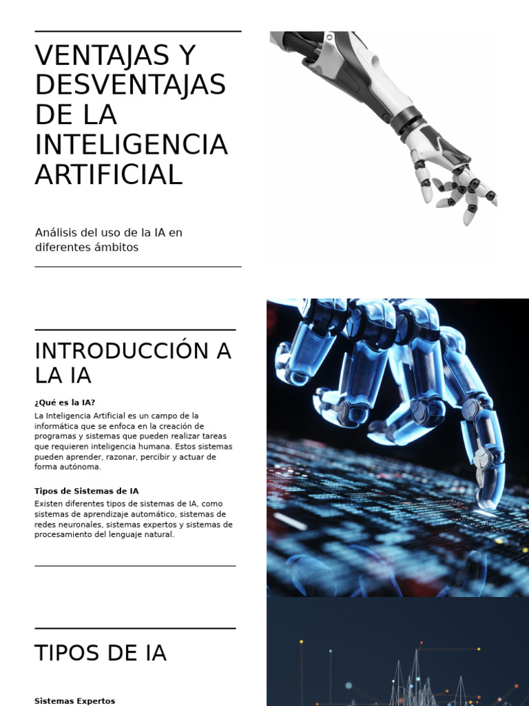 Ventajas y Desventajas de La Inteligencia Artificial | PDF | Inteligencia artificial ...