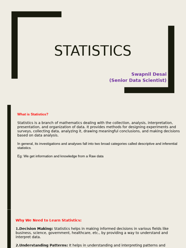Descriptive Statistics | PDF | Quartile | Statistics