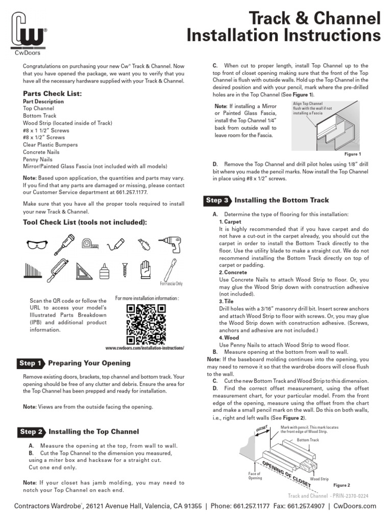 Track Channel Instructions PRIN2370 0224 Min | PDF