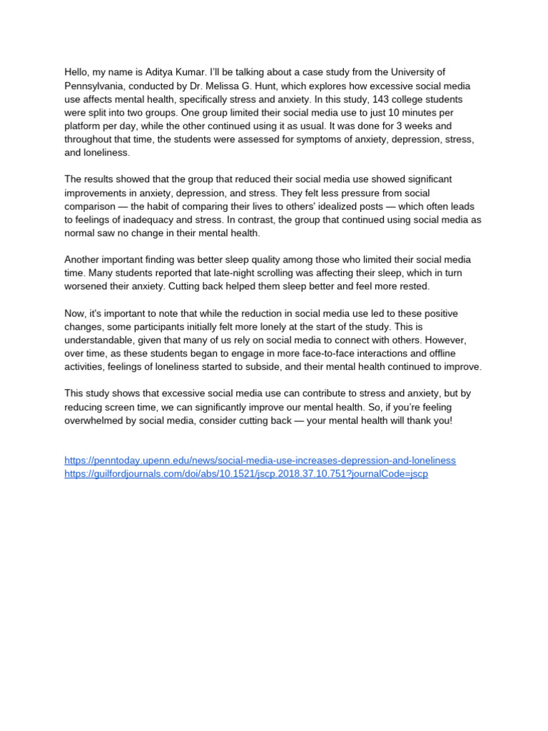 Psychology Presentation Script | PDF