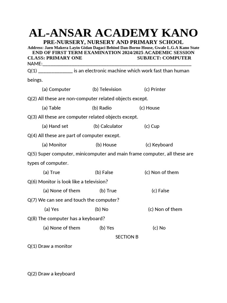 PRIMARY ONE Com-WPS Office | PDF