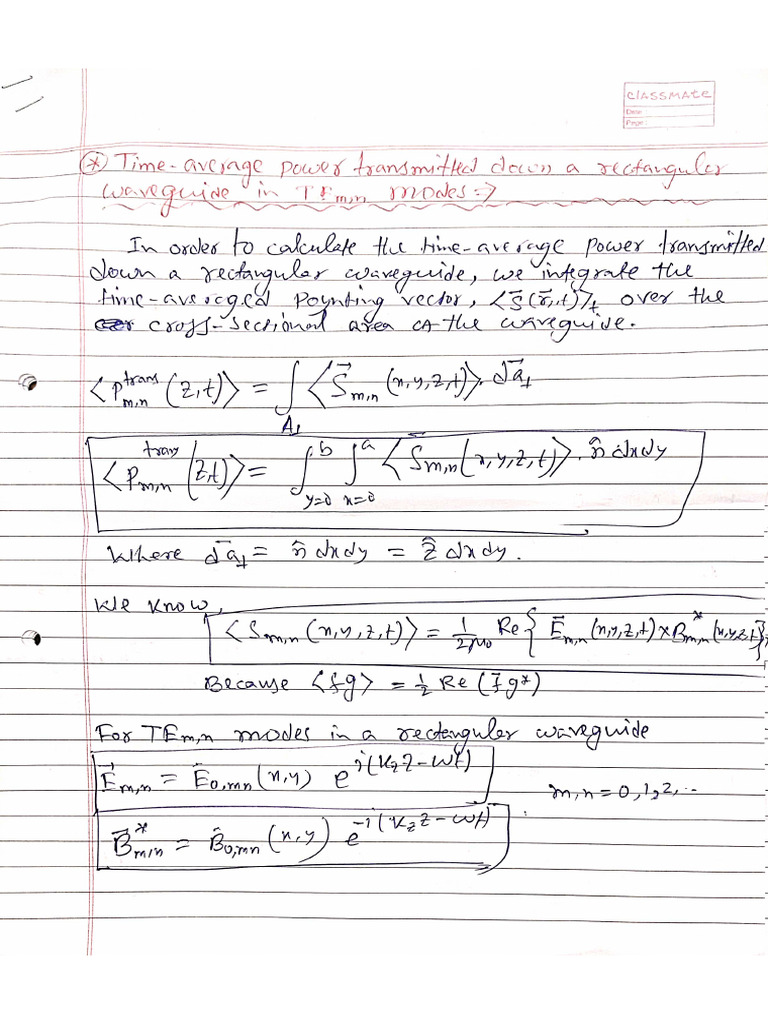Waveguides Notes Pdf