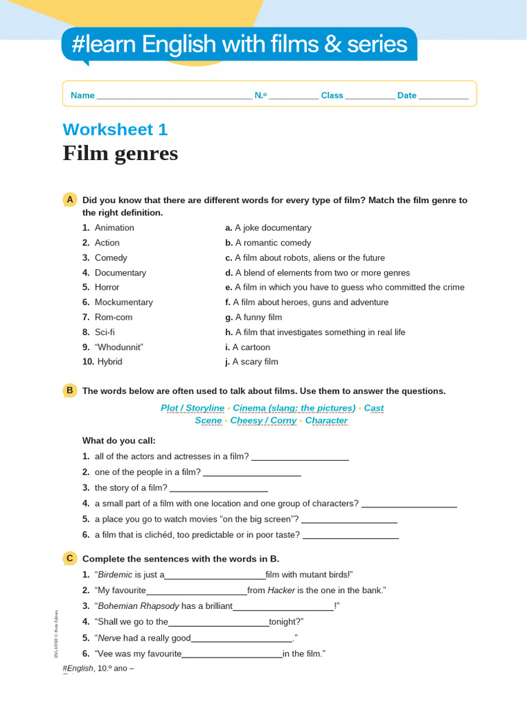 Eng10 Extras Learn English With Films Series | PDF