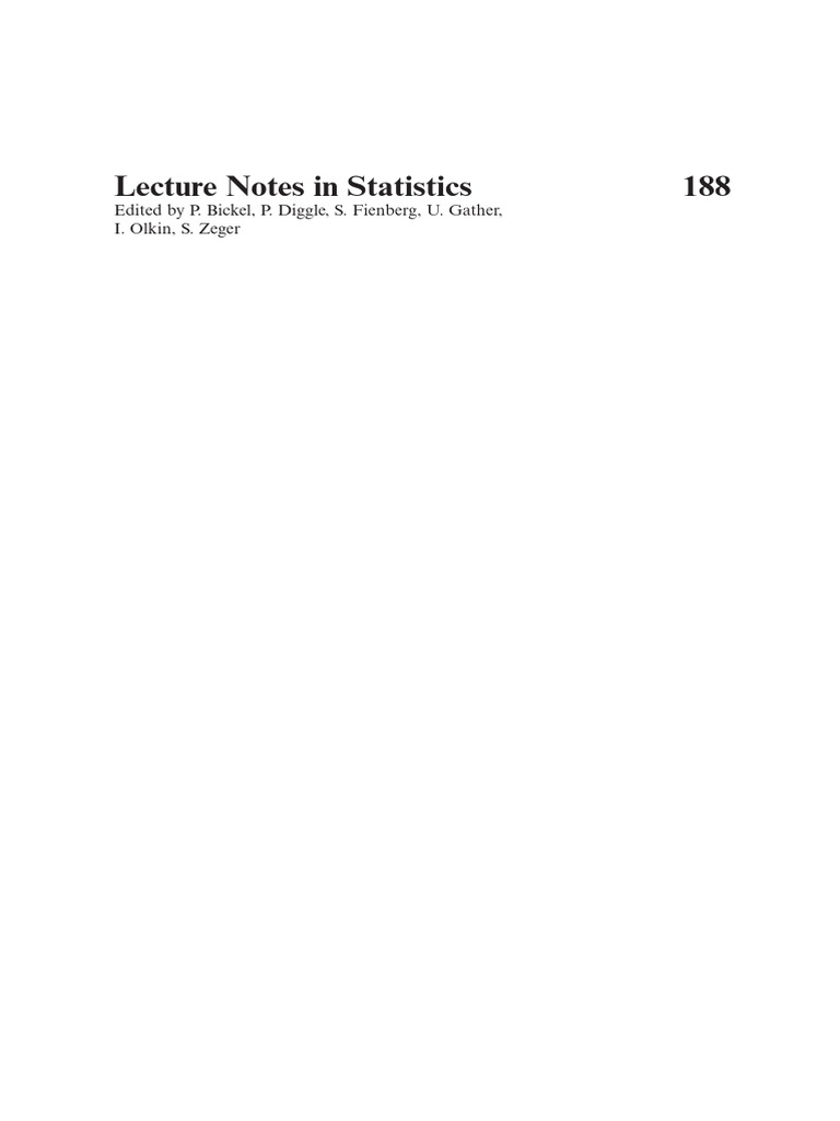 Restricted Parameter Space Estimation Problems Pdf Statistical 1161