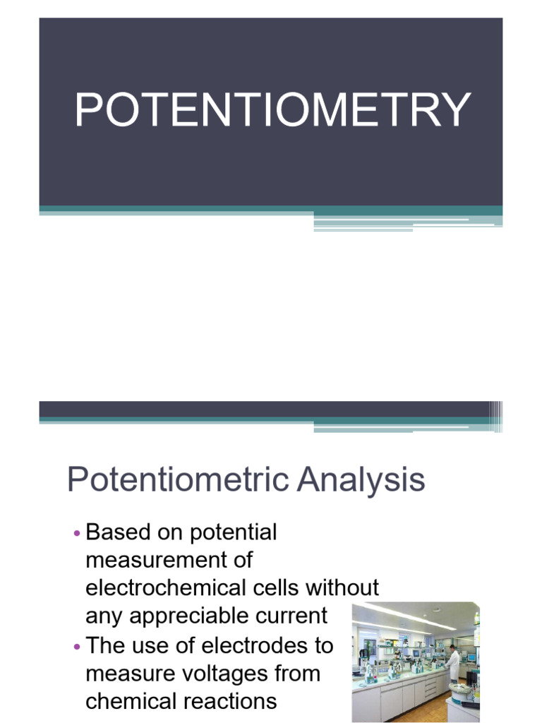 Potentiometry_23 (1) | PDF | Titration | Chemistry