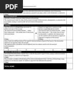 AP World History LEQ Scoring Guide | PDF | Argument | Cognition
