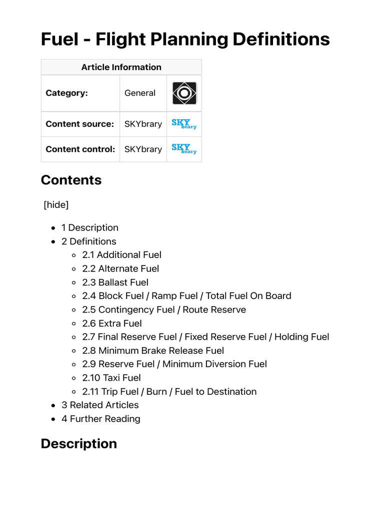 Fuel Definition CPL | PDF | Aerospace Engineering | Aeronautics
