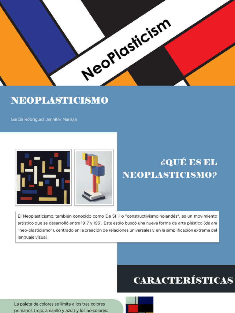 Neoplasticismo - Jennifer Marissa | PDF