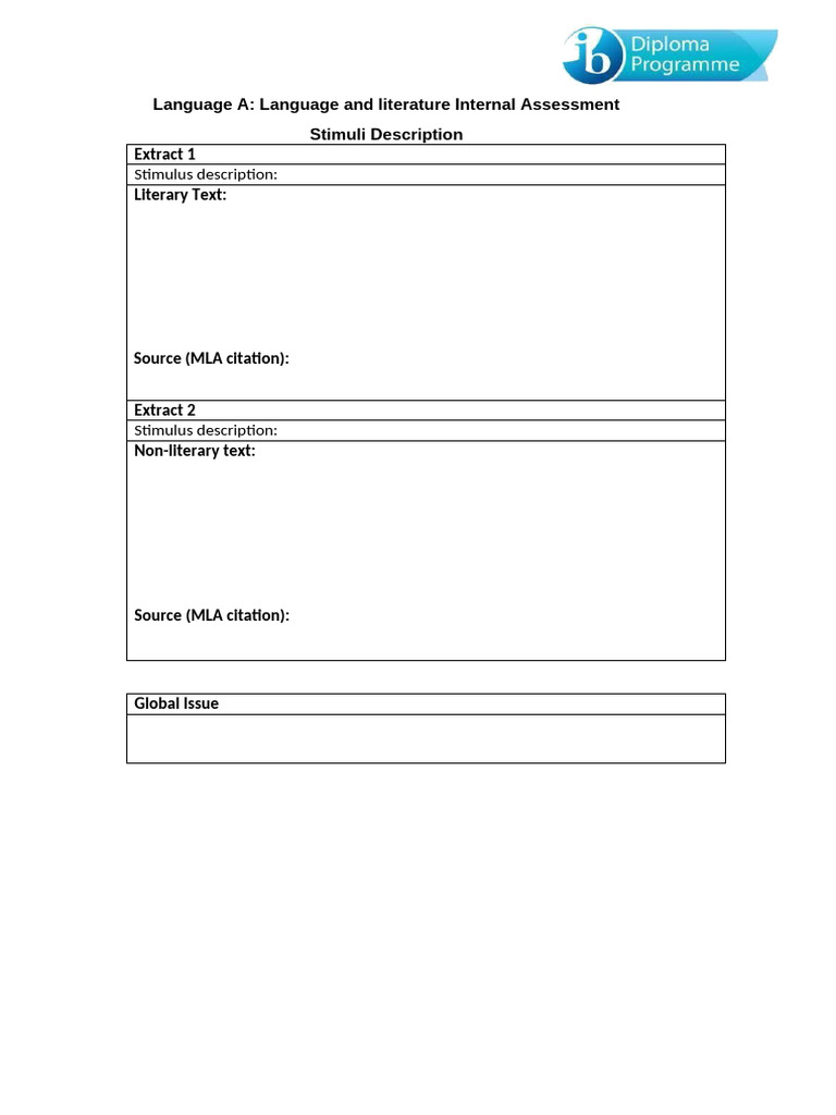 Documents - For - The - Exam - Stimuli Description Form | PDF