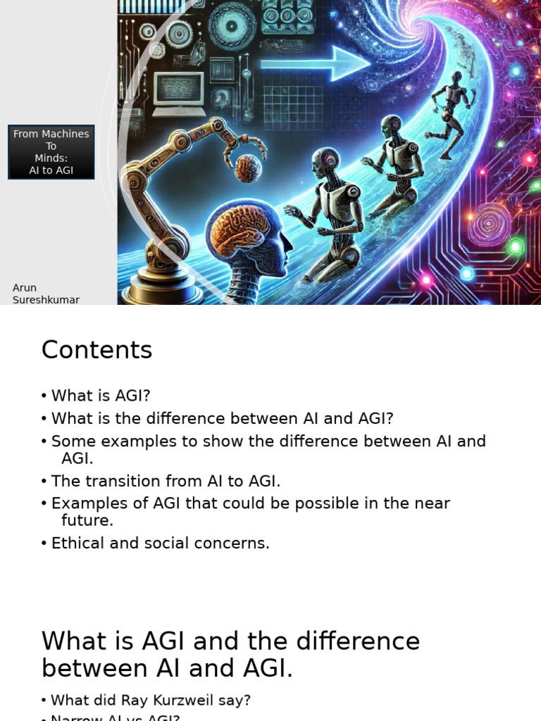 AI to AGI Presentation | PDF