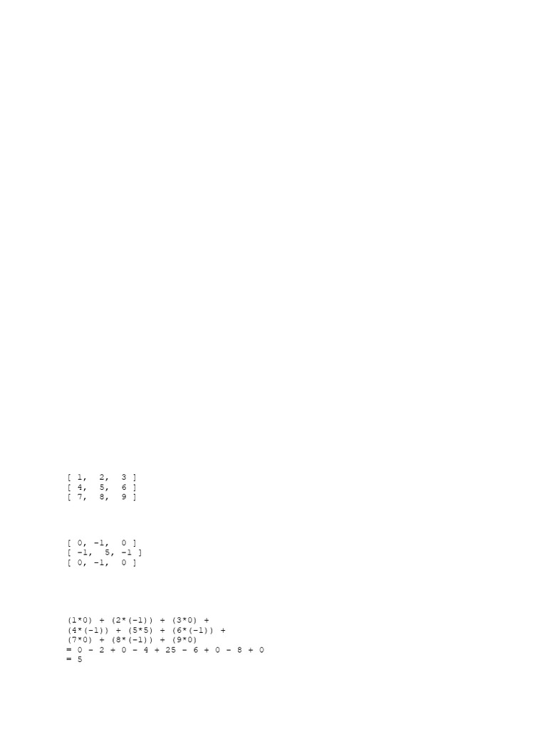 Image Convolution Is A Fundamental Concept in Image Processing and ...