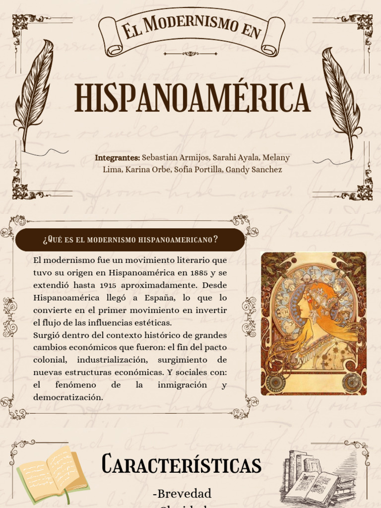 Modernismo Hispanoamericano: Orígenes y Impacto | PDF