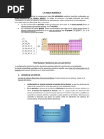 Filas Horizontales en la Tabla Periódica | PDF | Elementos químicos | Ion