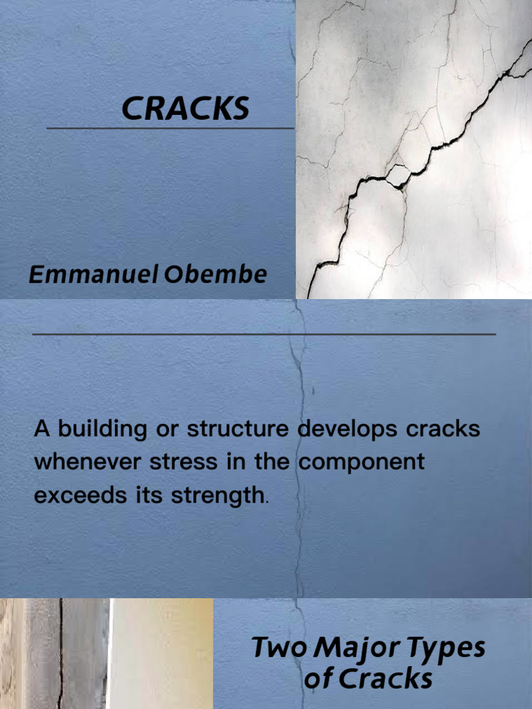 Cracks | PDF