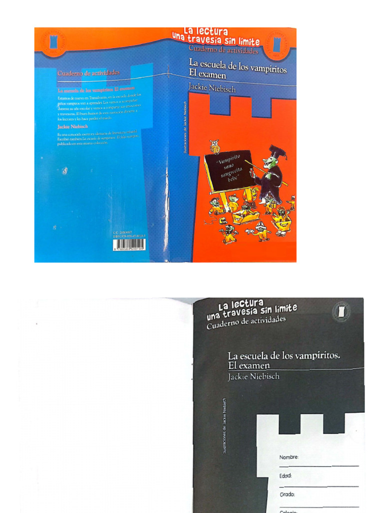 Cuaderno de Actividades Libro Vampiritos | PDF