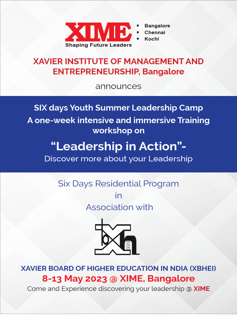 Youth Leadership Program Brochure | PDF | Cognition