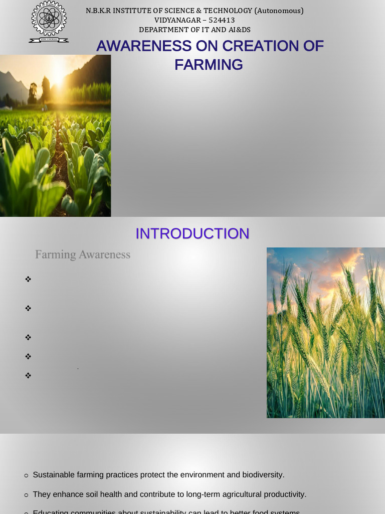 farming-1 | PDF | Agriculture | Organic Farming