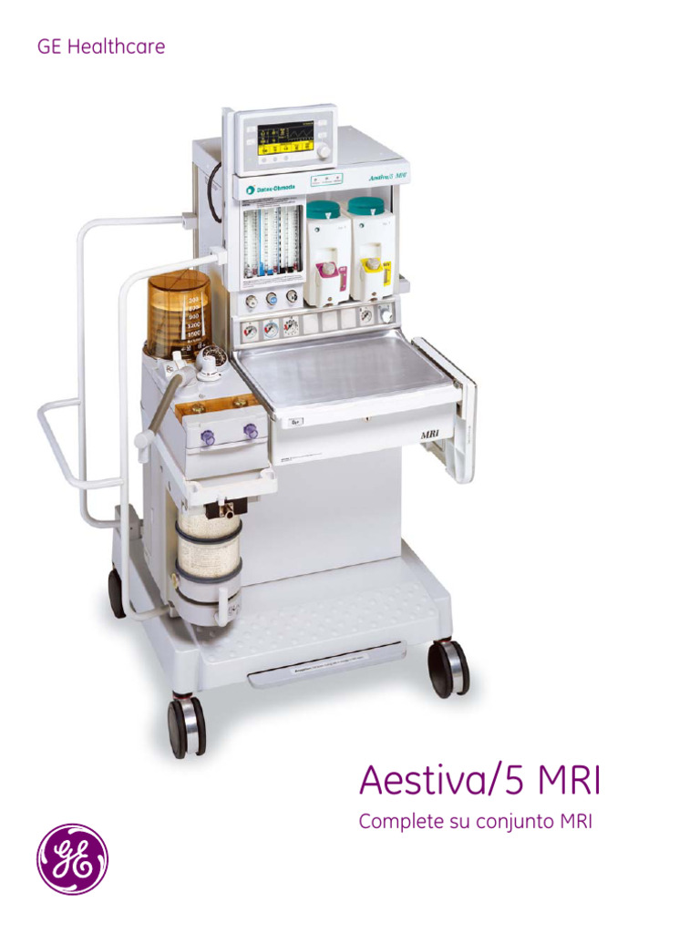 Brochure Aestiva Datex Ohmeda MRI | PDF | Imagen de resonancia magnética