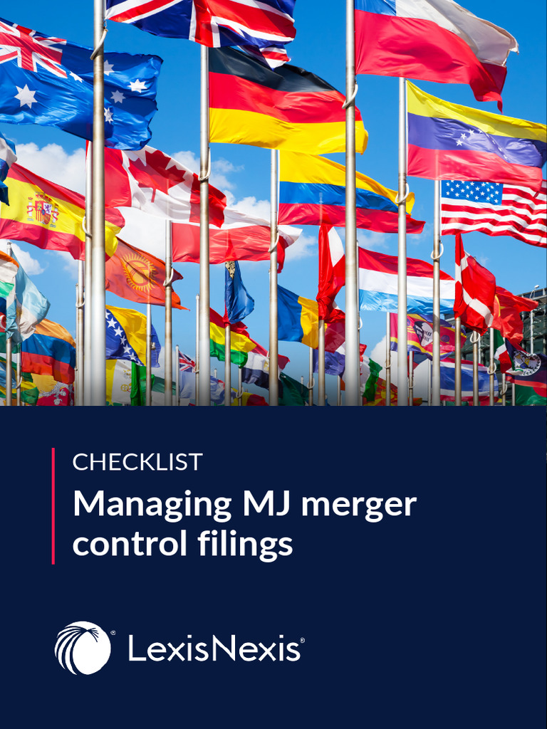 Managing MJ Merger Filings Checklist | PDF | Mergers And Acquisitions ...