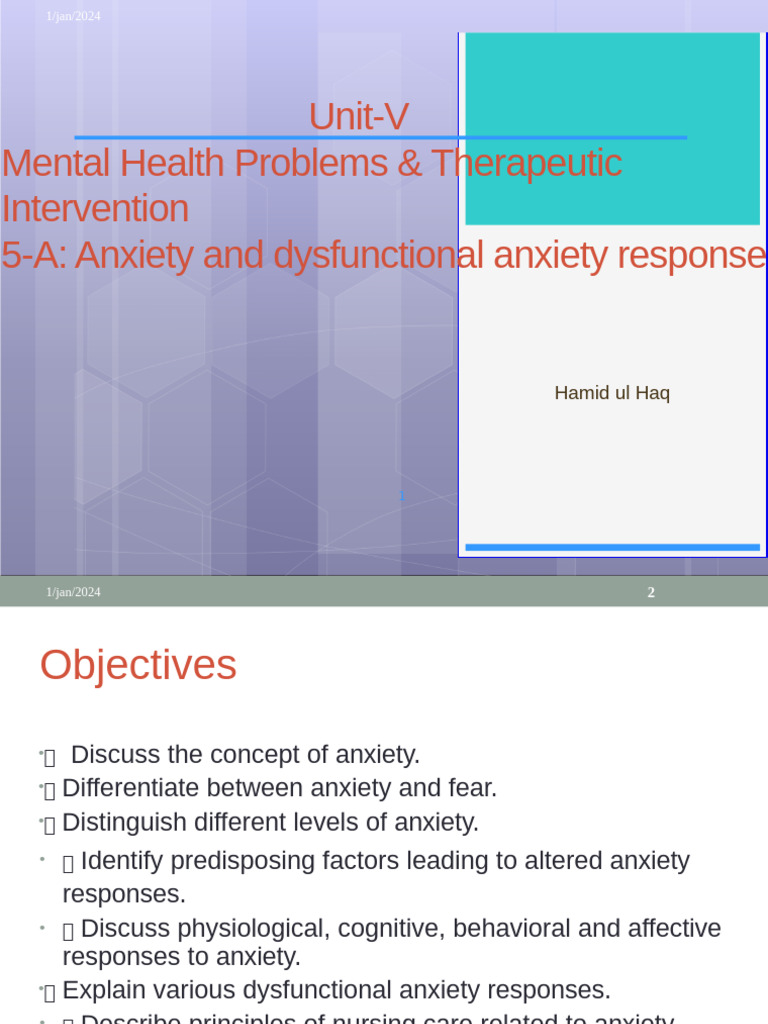 Anxiety Disorders & Interventions | PDF | Phobia | Anxiety